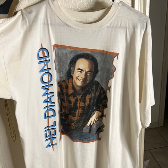 Shirts | Vintage Neil Diamond Band Tshirt Oversized Xl | Poshmark